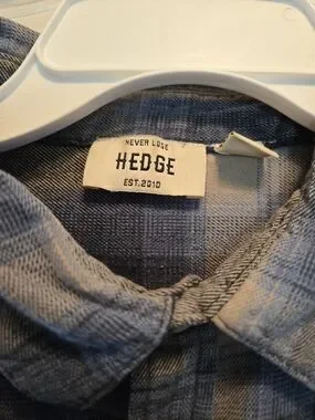Never Lose Hedge | Shirts | Never Lose Hedge Blue And Gray Plaid ...